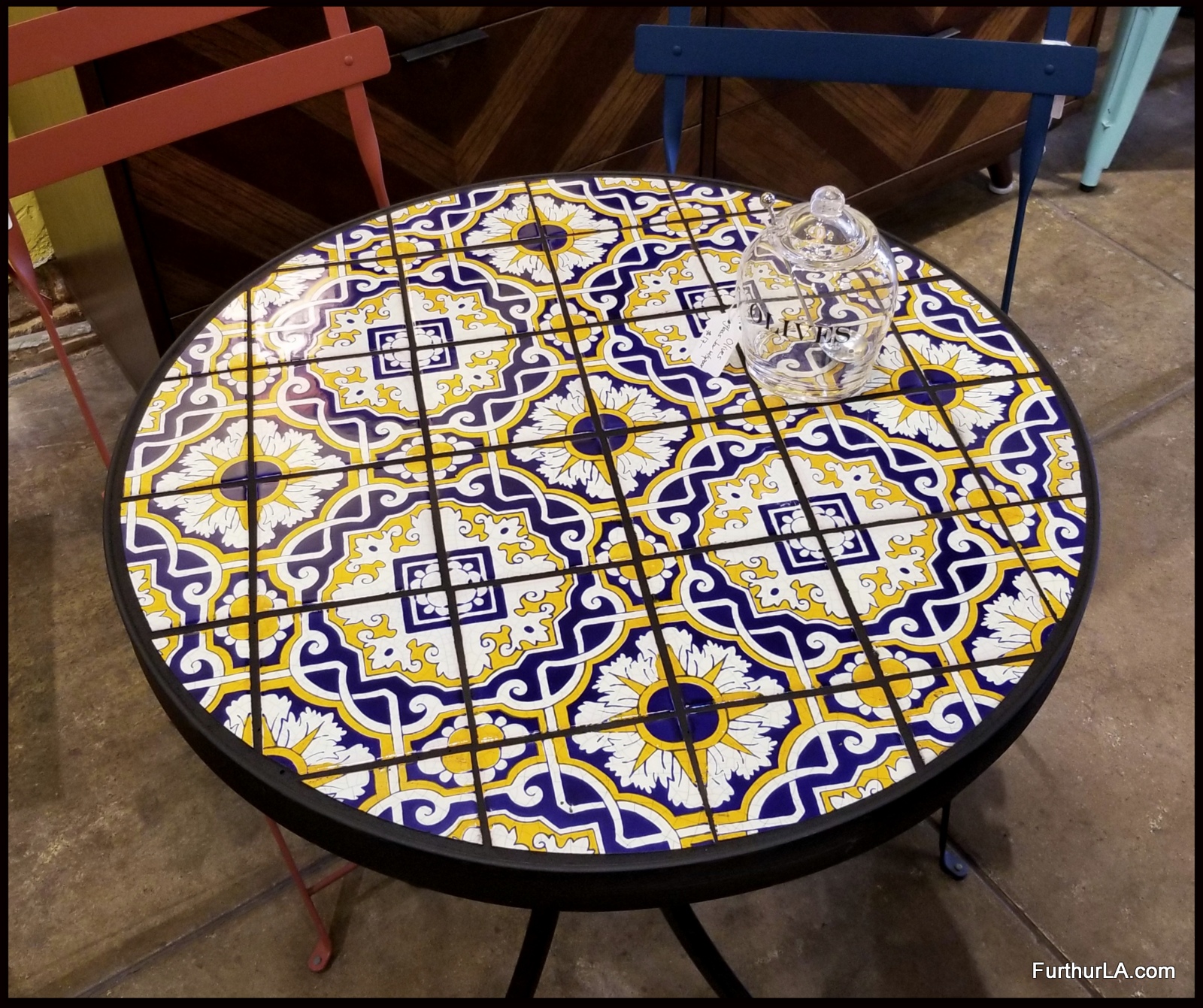 Spanish Tile Sofa Table